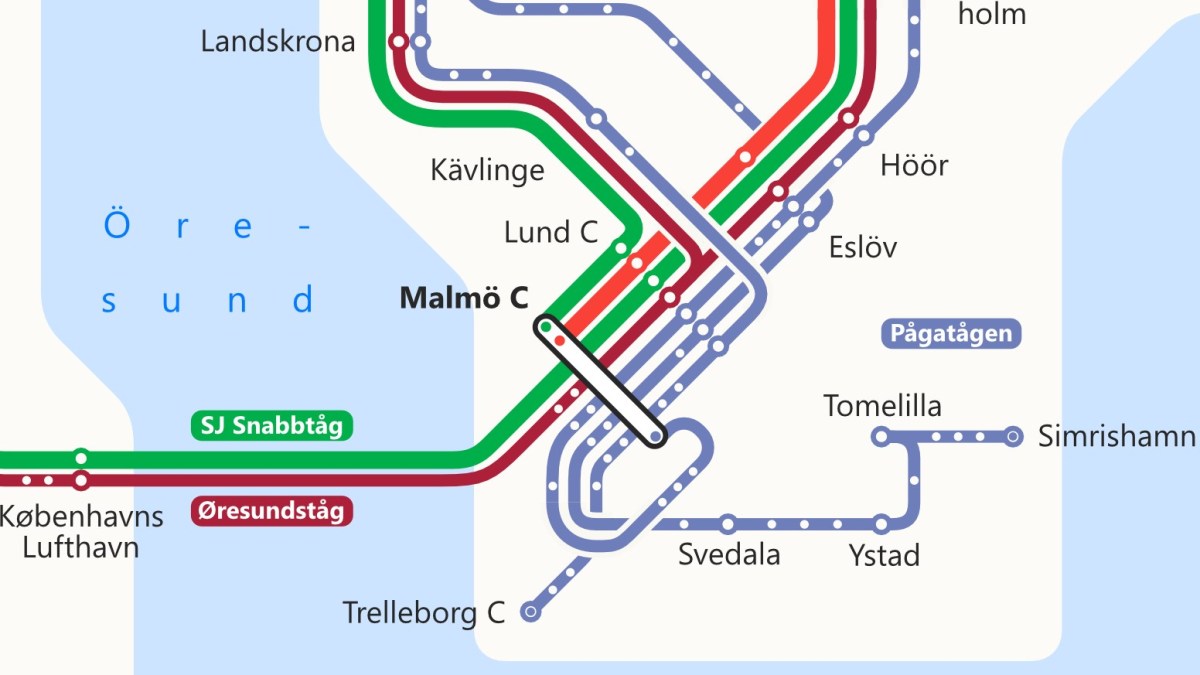 Train Network of Sweden 2020 – lars' transport maps