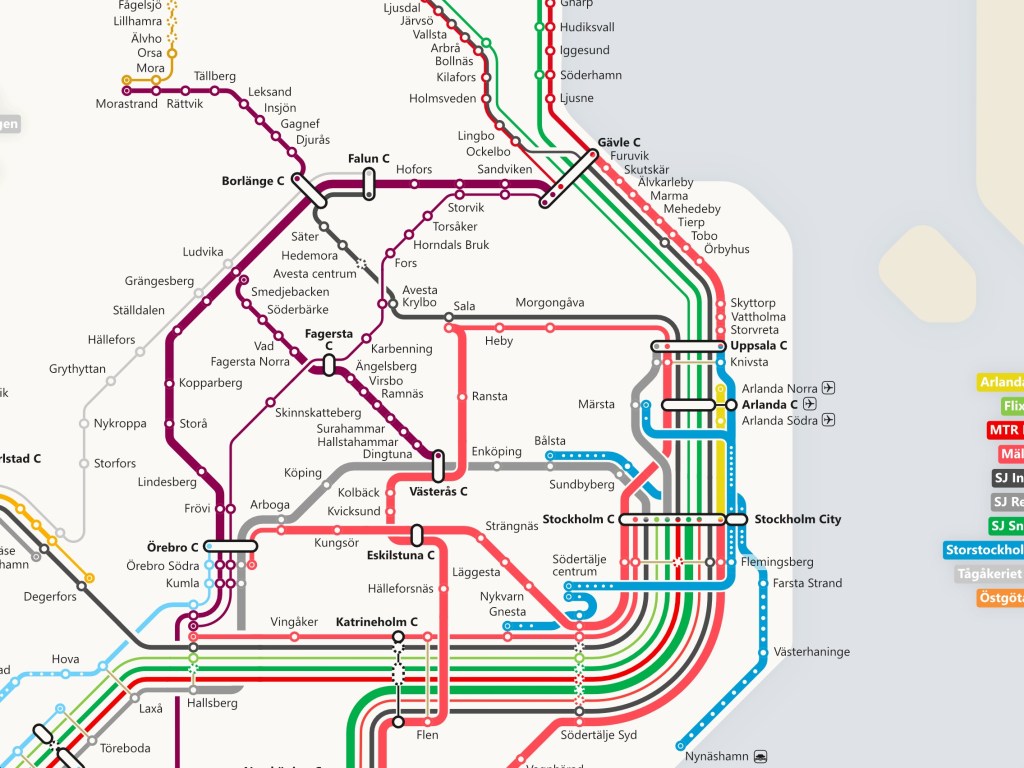 Sweden – lars' transport maps
