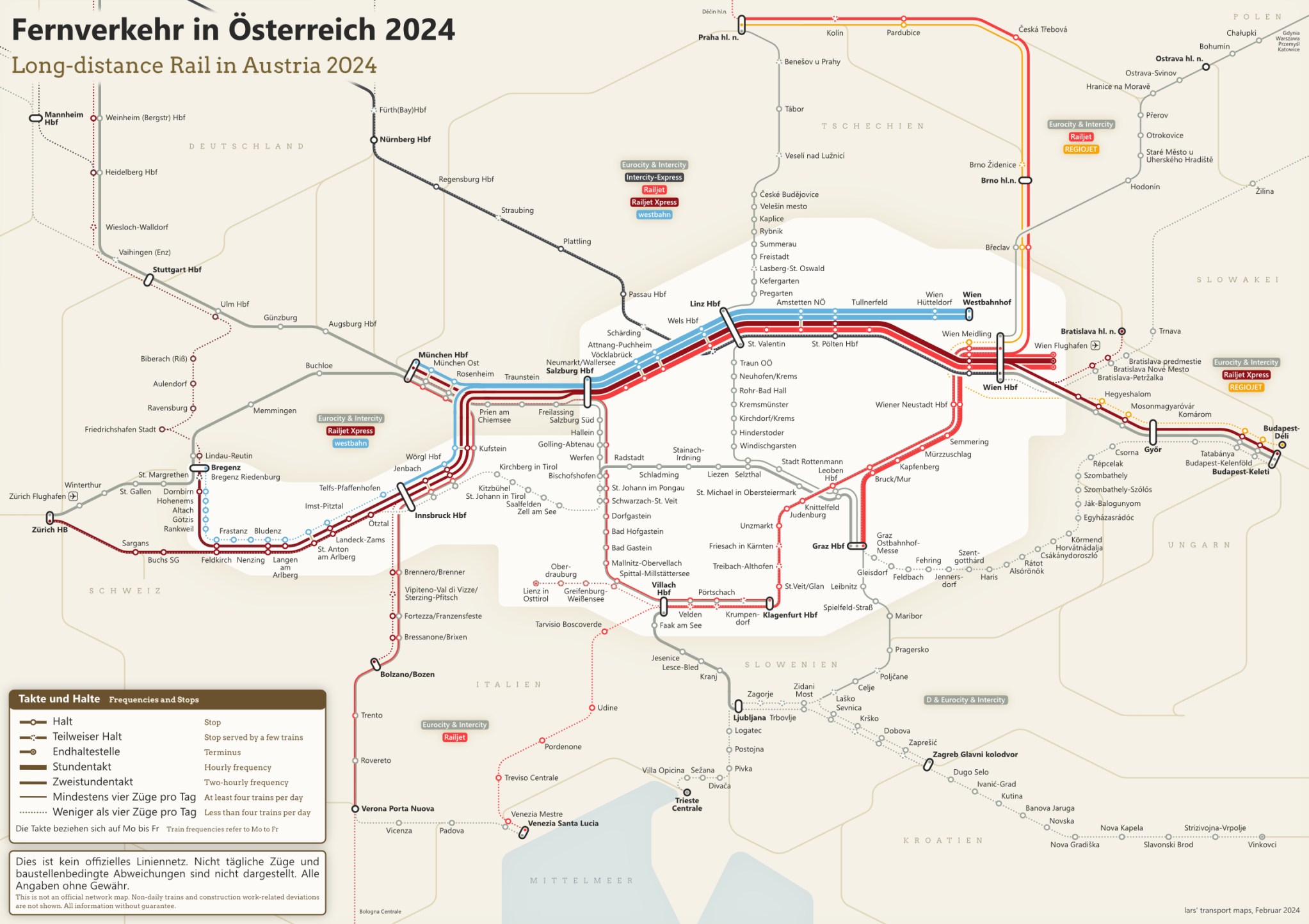 Long-distance Rail in Austria 2024 – lars' transport maps