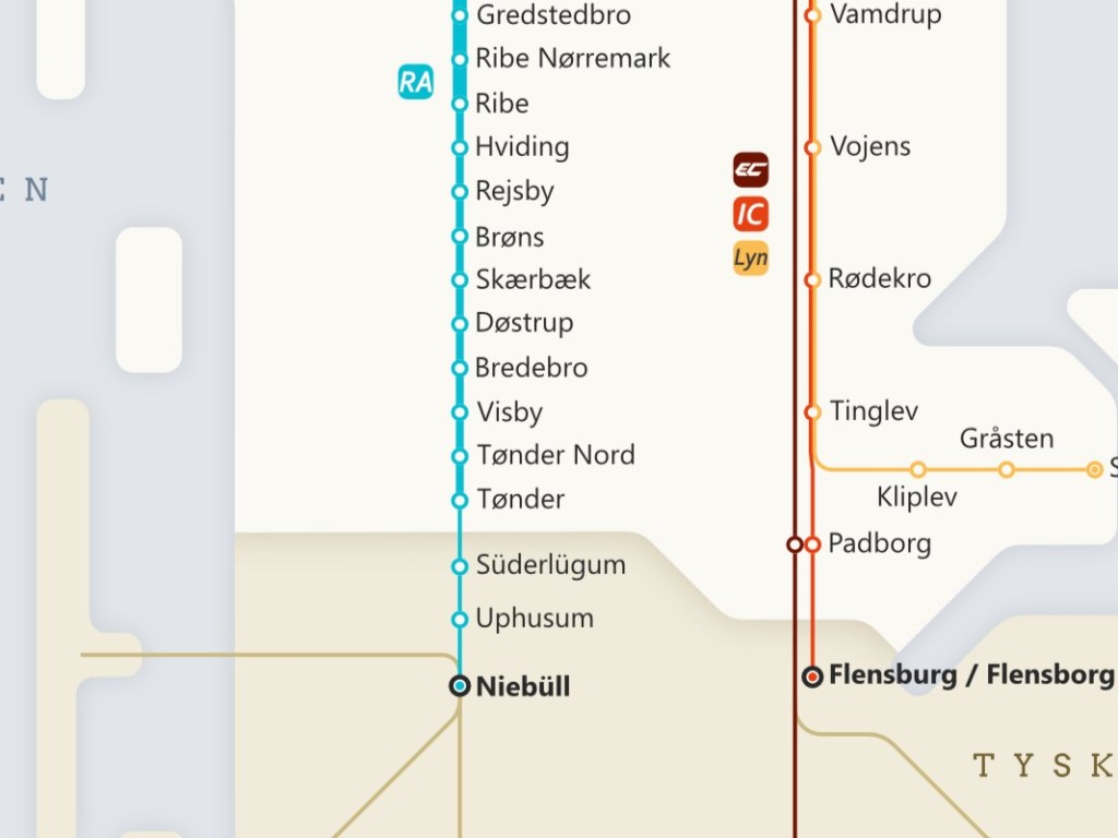 Denmark – lars' transport maps