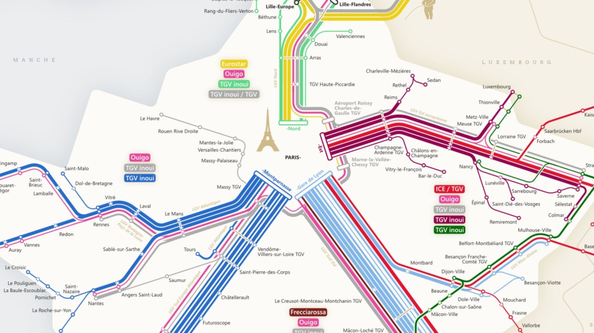 High-Speed Rail in France 2025 – lars' transport maps